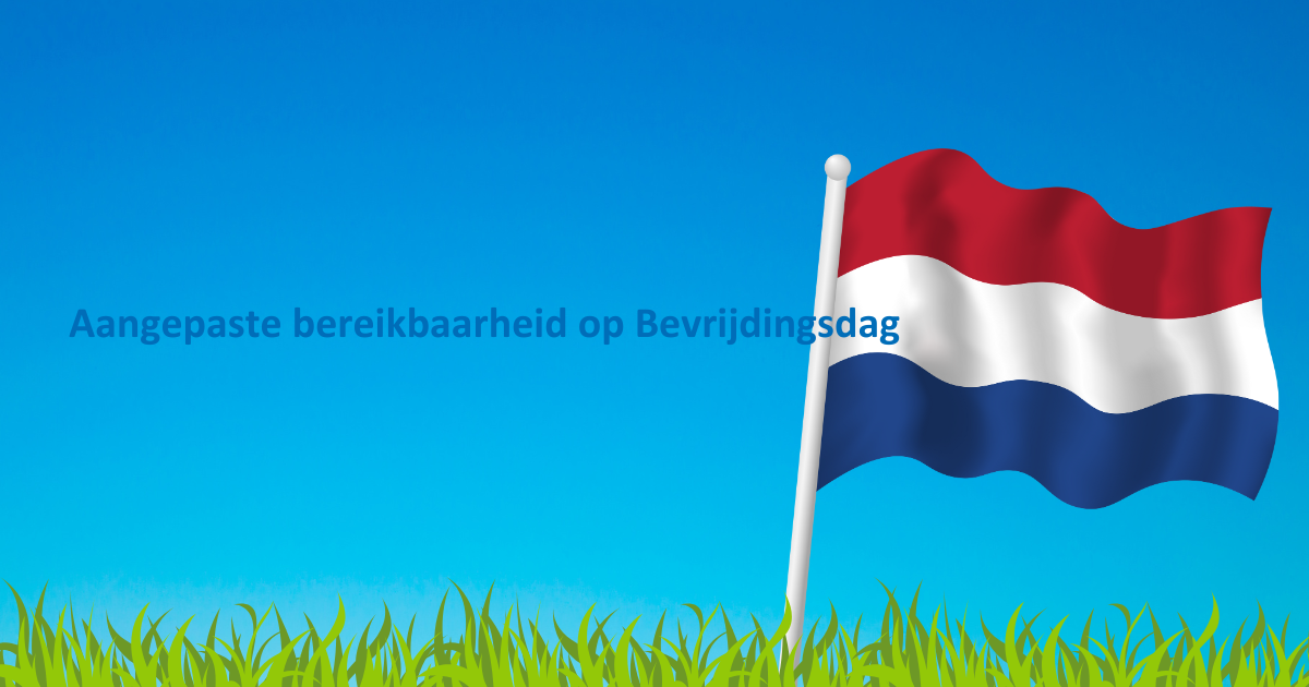 Aangepaste bereikbaarheid op Bevrijdingsdag - WMD